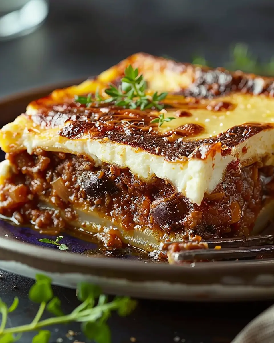 outrageously delicious greek moussaka