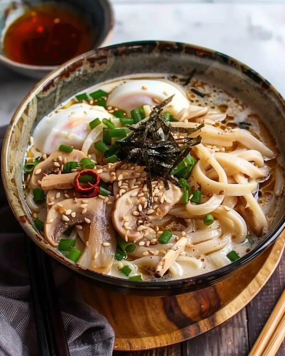 creamy miso udon